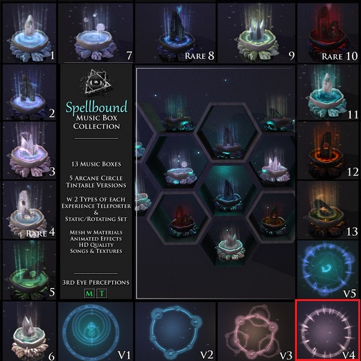 Second Life Marketplace - V4 Spellbound Circle ( Experience Teleporter )_ 3rd Eye